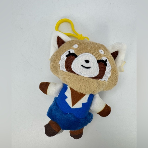 Sanrio | Accessories | Sanrio Aggretsuko Retsuko Raccoon Plush Bag Clip ...